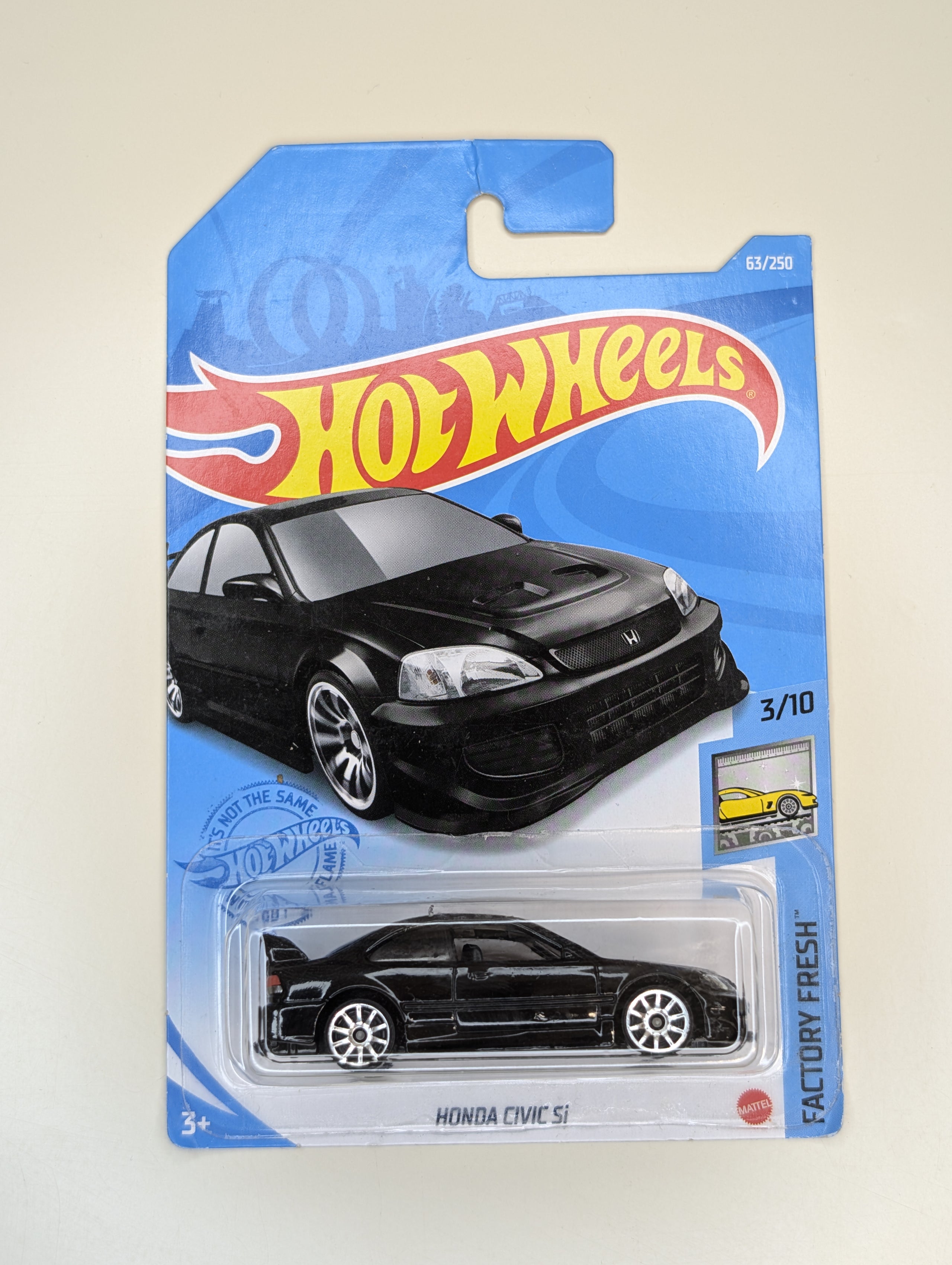 Hot Wheels Honda Civic Si Em1 Long Card | Pokéwheels Ltd